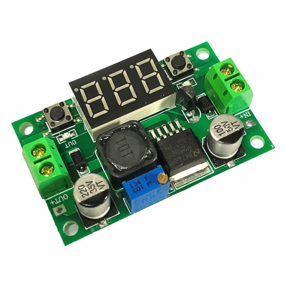 Voltage regulator step-down converter module 4-40V in 1.25-37V out ...