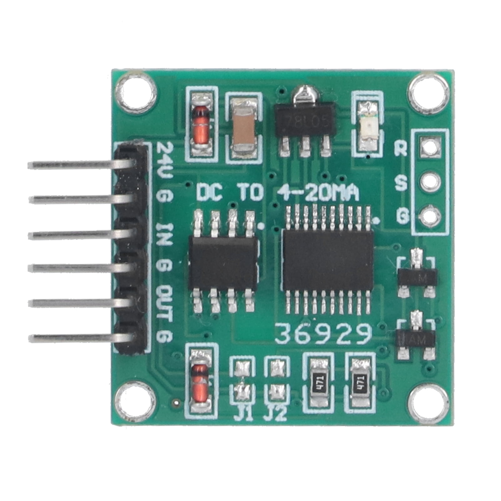 Voltage to Current Module Linear Conversion Signal Transmitter ...