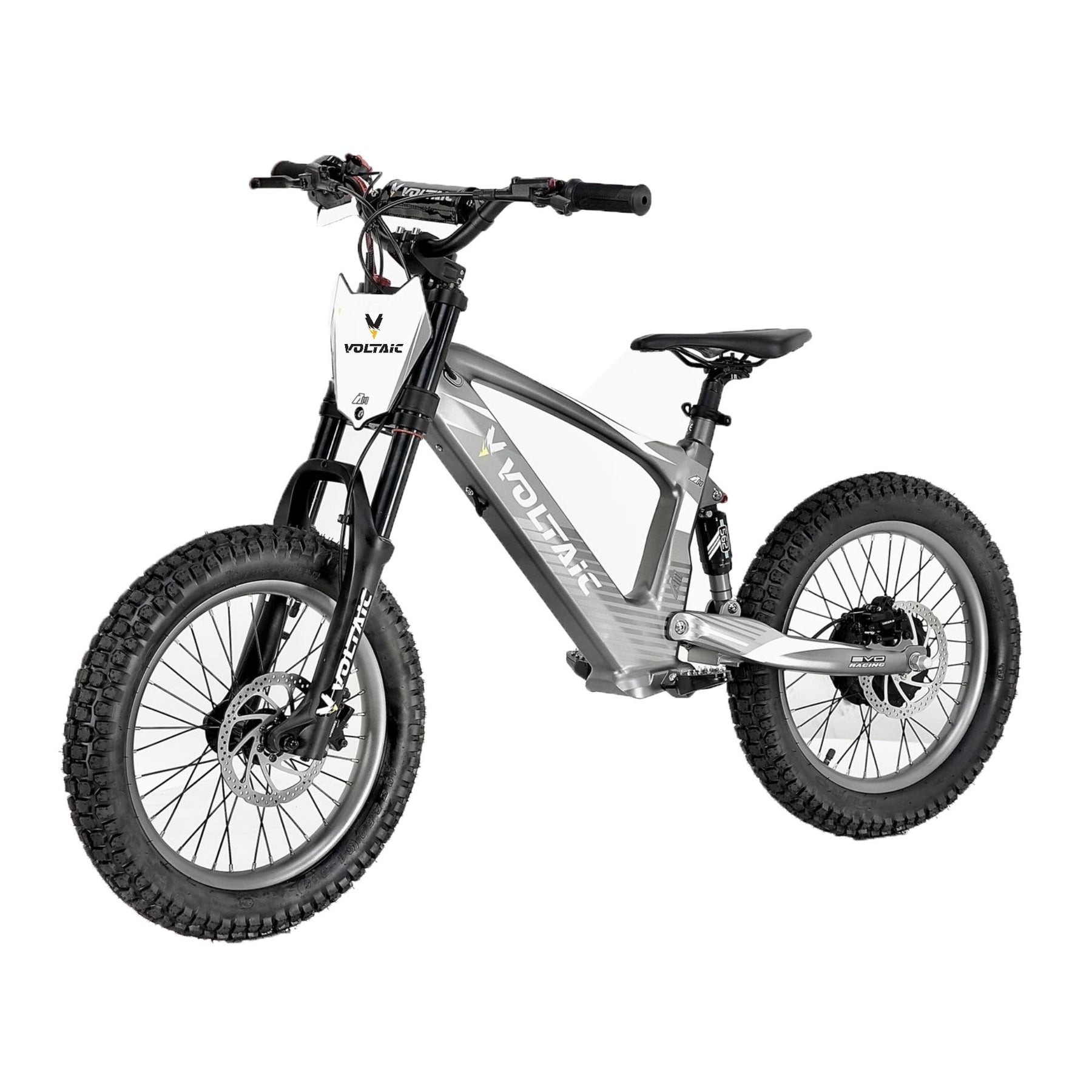 Voltaic Flying Fox 18'' Electric Dirt Bike for Youth, Gray - Walmart.com