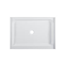 Voltaire 60" x 32" Acrylic White, Single-Threshold, Right-Hand Drain ...