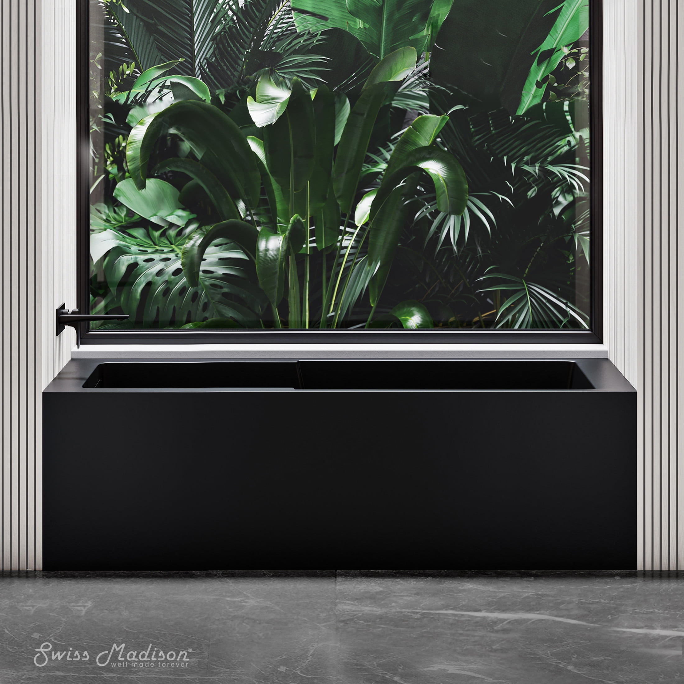 Voltaire 60 x 30 Skirted Left Drain Soaking Apron Bathtub in Matte ...