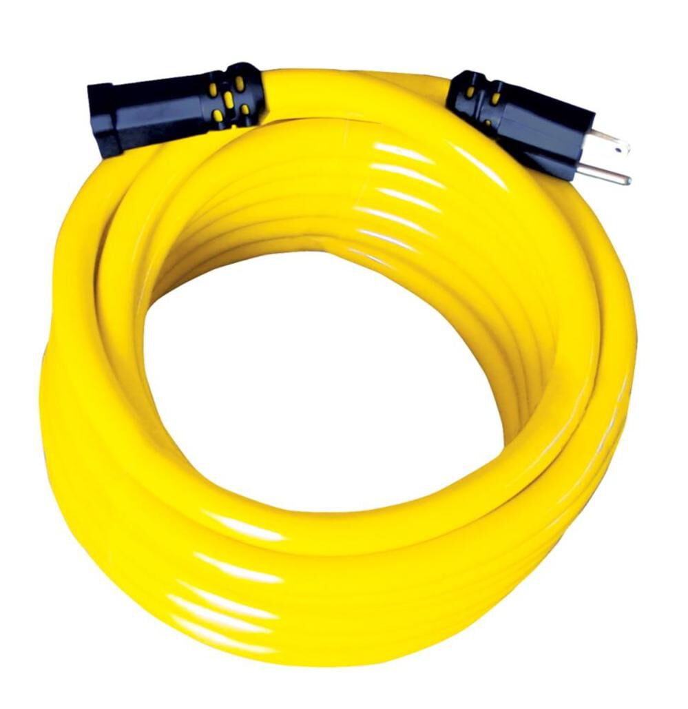 Voltec 50 Ft. 12/3 Stw Ug Extension Cord Yellow - Walmart.com