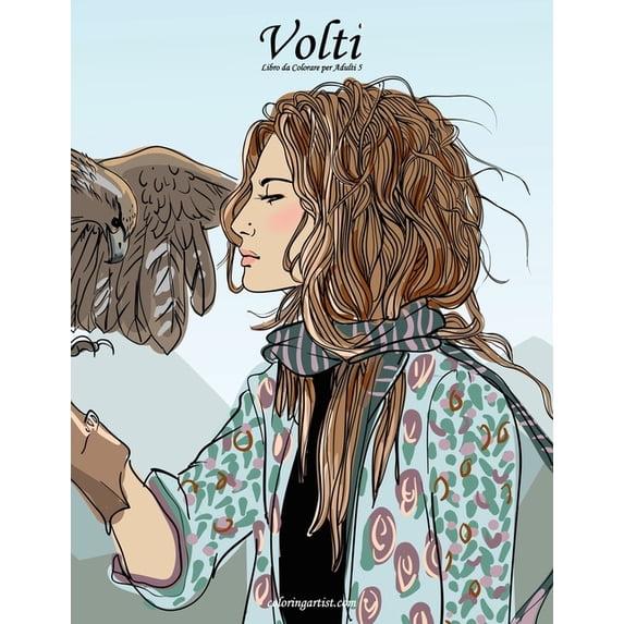Volti Volti Libro da Colorare per Adulti 5, Book 5, (Paperback ...