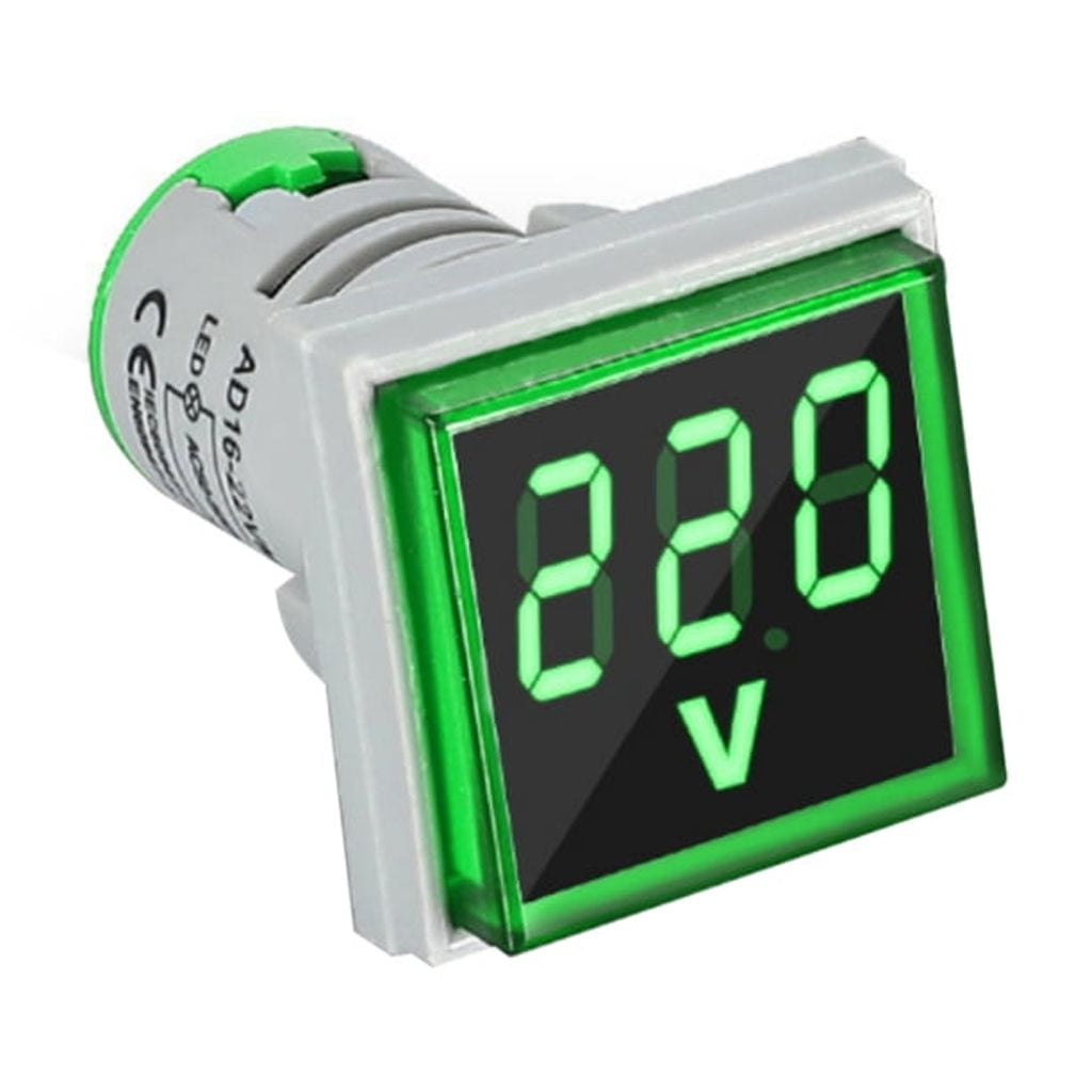 Voltmeter 50 to 500V LED Display Voltages Detectors Electrical ...