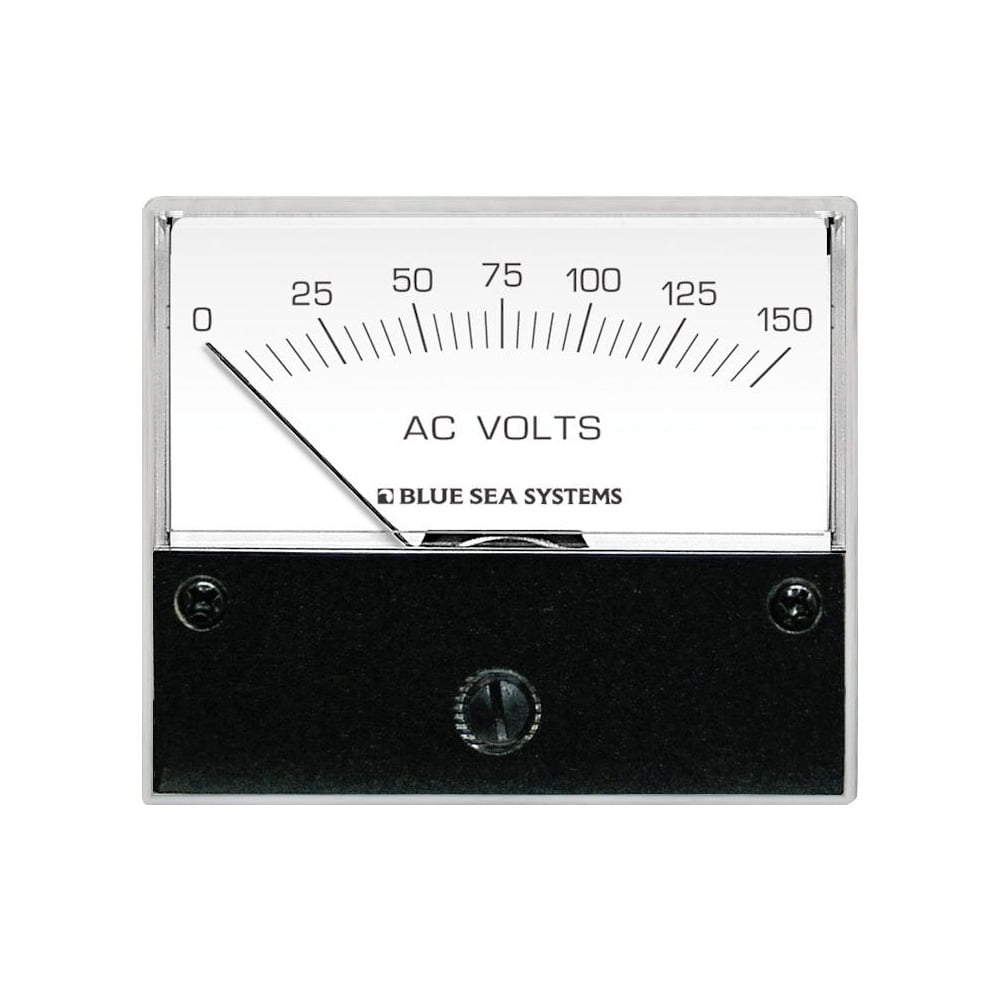 Blue Sea Systems Boat/RV 9353 AC Analog Meter Voltmeter 0-150 VAC ...