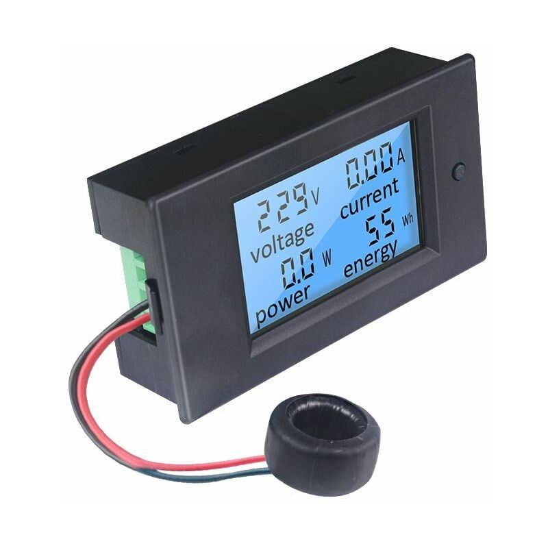 Home Energy Usage Monitor Digital AC Power Energy Meter - LCD Display ...