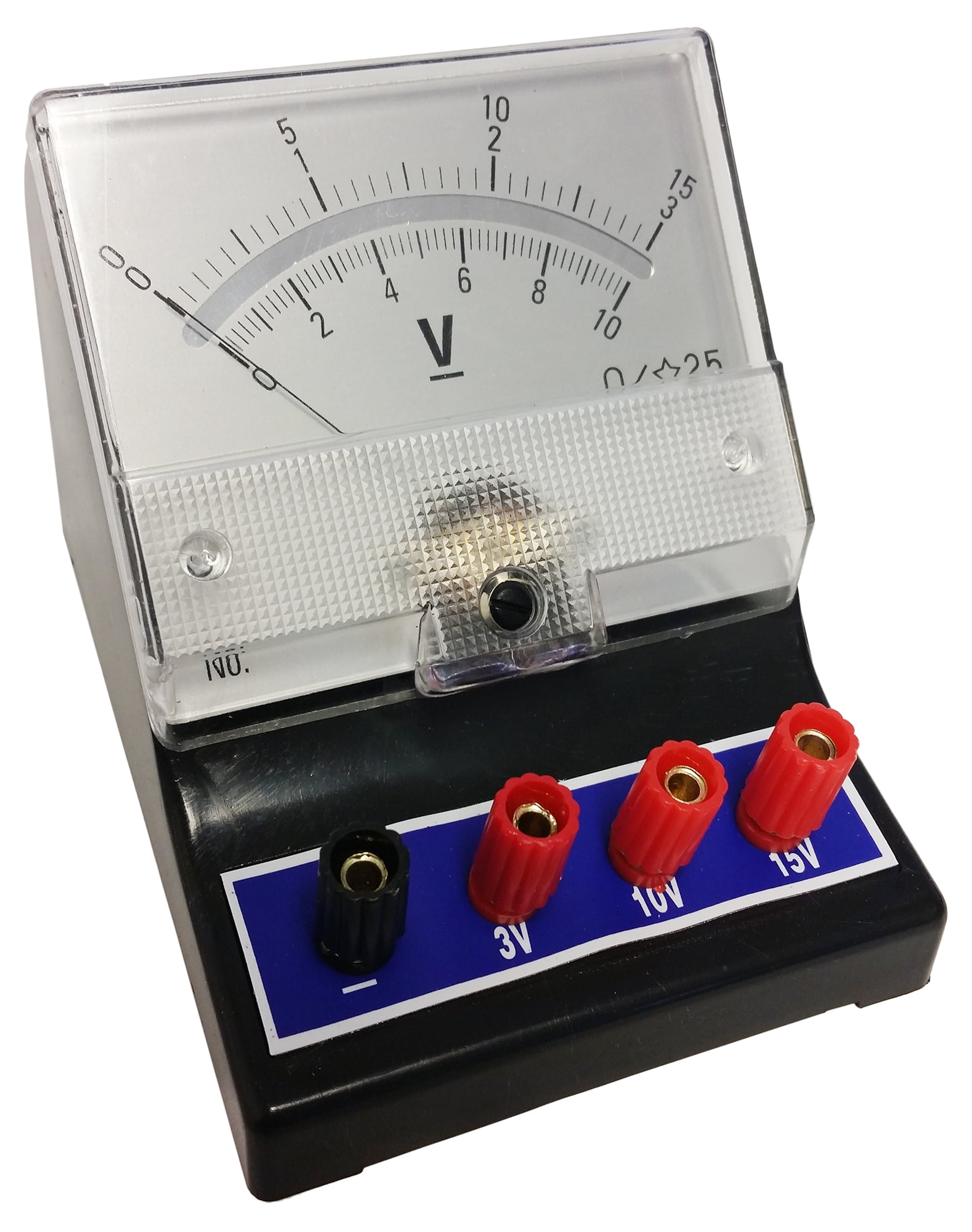 Voltmeter Analog, 0V to 3V, 0V to 10V, 0V to 15V; DC - Walmart.com