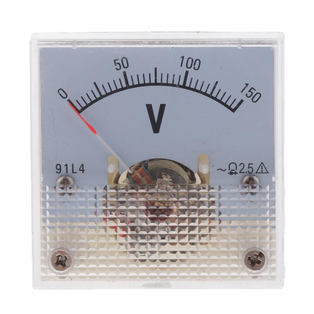 Voltmeter Analog Mini Voltage Measurement , White, 0-150V - Walmart.com