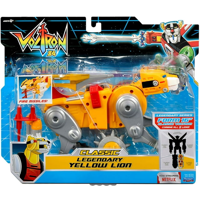 Voltron CLASSIC Legendary Yellow Lion Combinable Action Figure ...