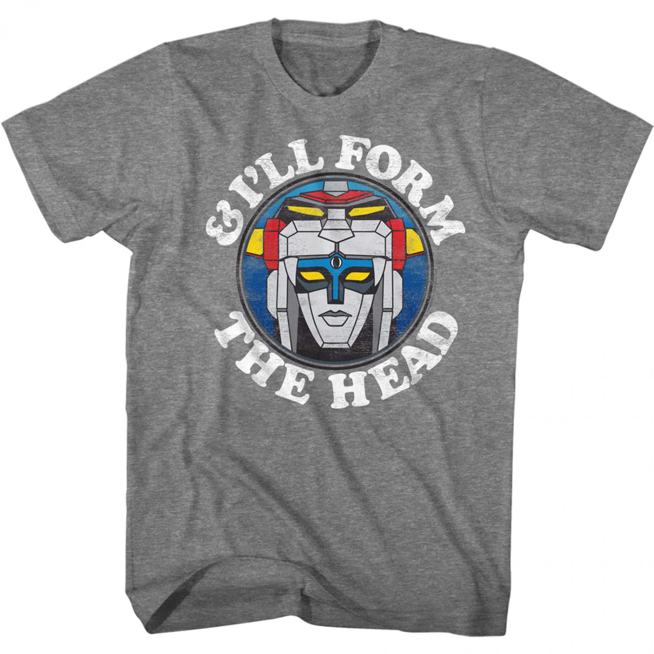 Voltron Character Portrait I'll Form the Head Robot T-Shirt-2XLarge ...
