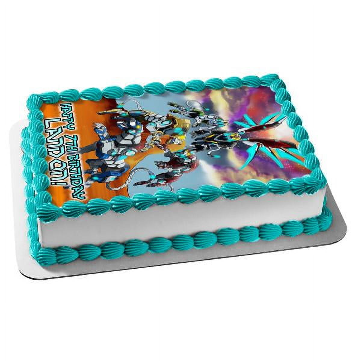 Voltron: Legendary Defender Lions Paladins Edible Cake Topper Image ...