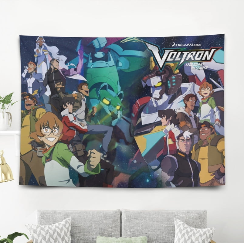 Voltron Legendary Defender Tapestry Gift Wall Hanging Backdrop for Room ...