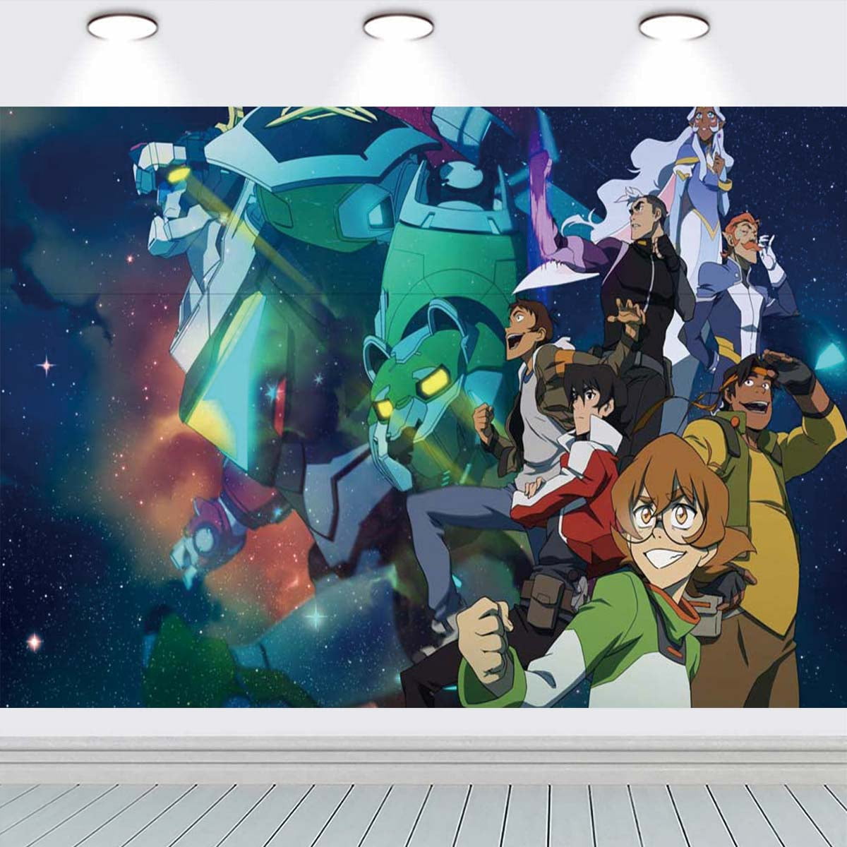 Voltron Legendary Defender Taspestry Poster Banner Backdrop Background ...