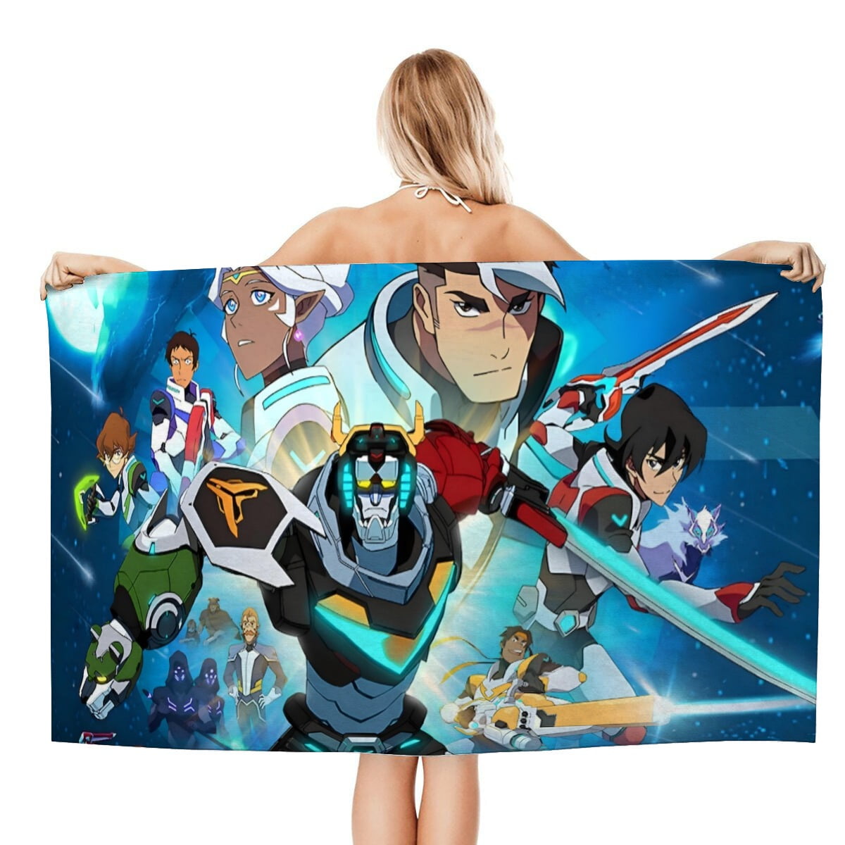 Voltron Legendary Defender-theme Gifts Quick-dry Beach Towel for Women ...