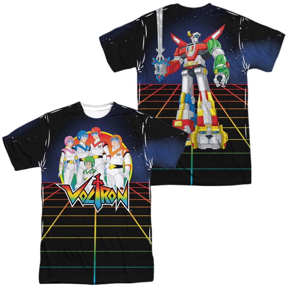 Voltron Team Voltron Unisex Adult Sublimated Costume T Shirt (Front ...