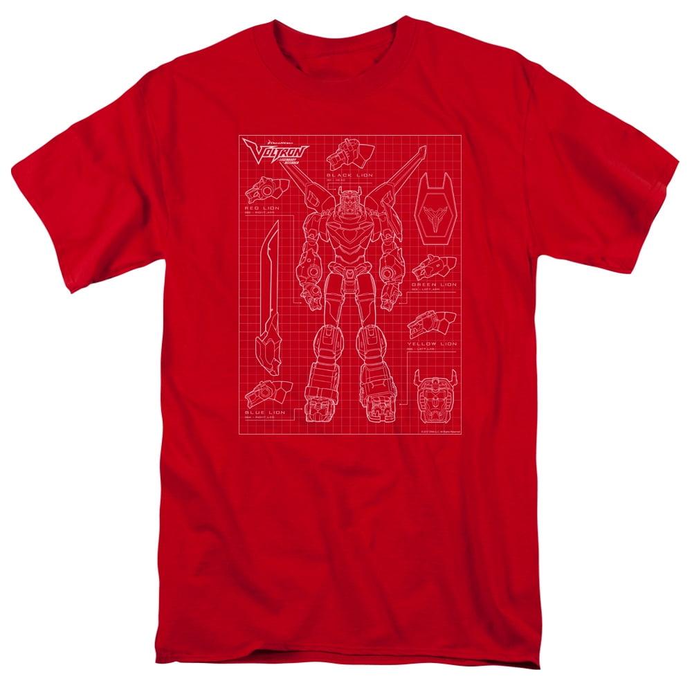 Voltron/Voltron Schematic S/S Adult 18/1 - Walmart.com