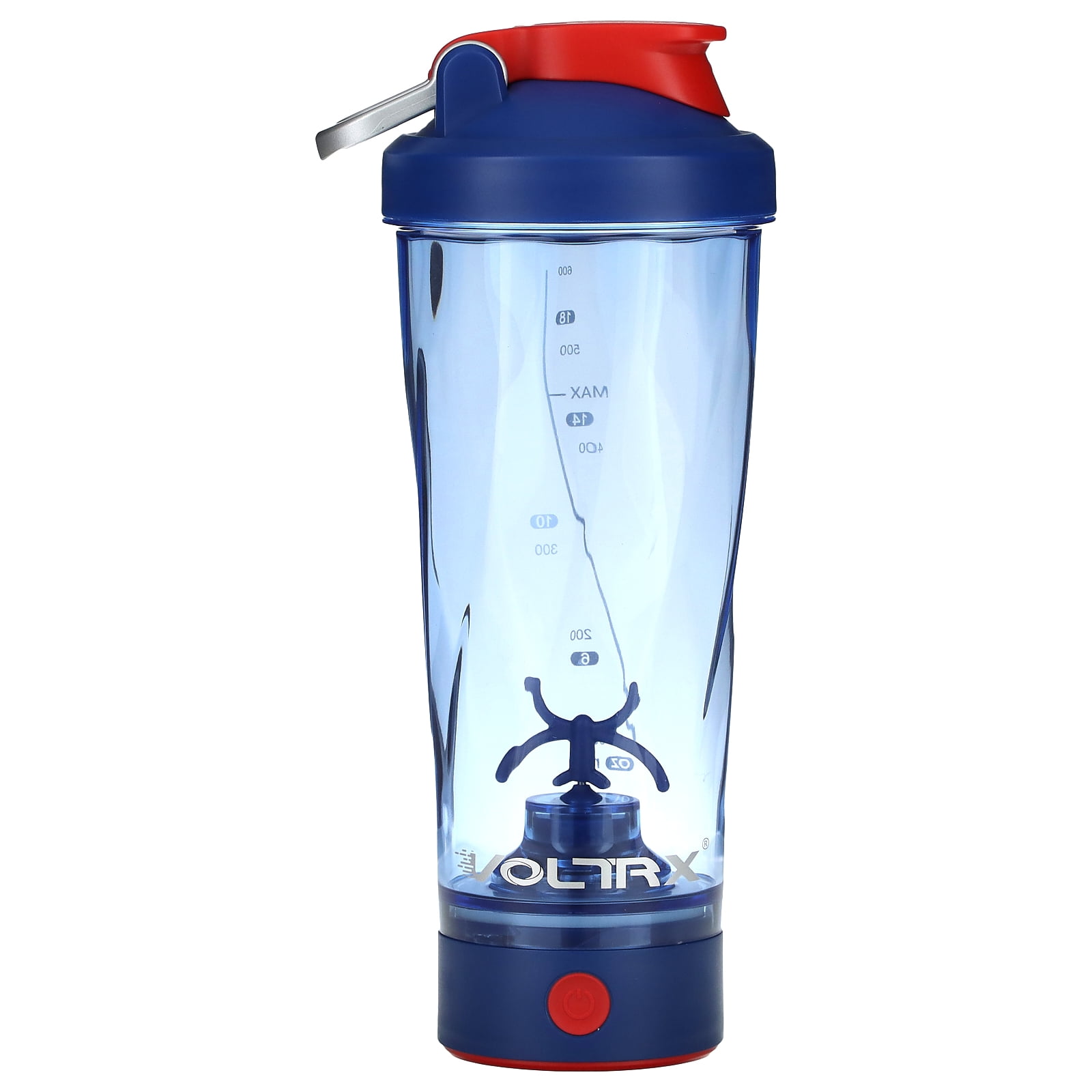 Voltrx VortexBoost Electric Shaker Bottle, Power Blue, 24 oz (700 ml ...