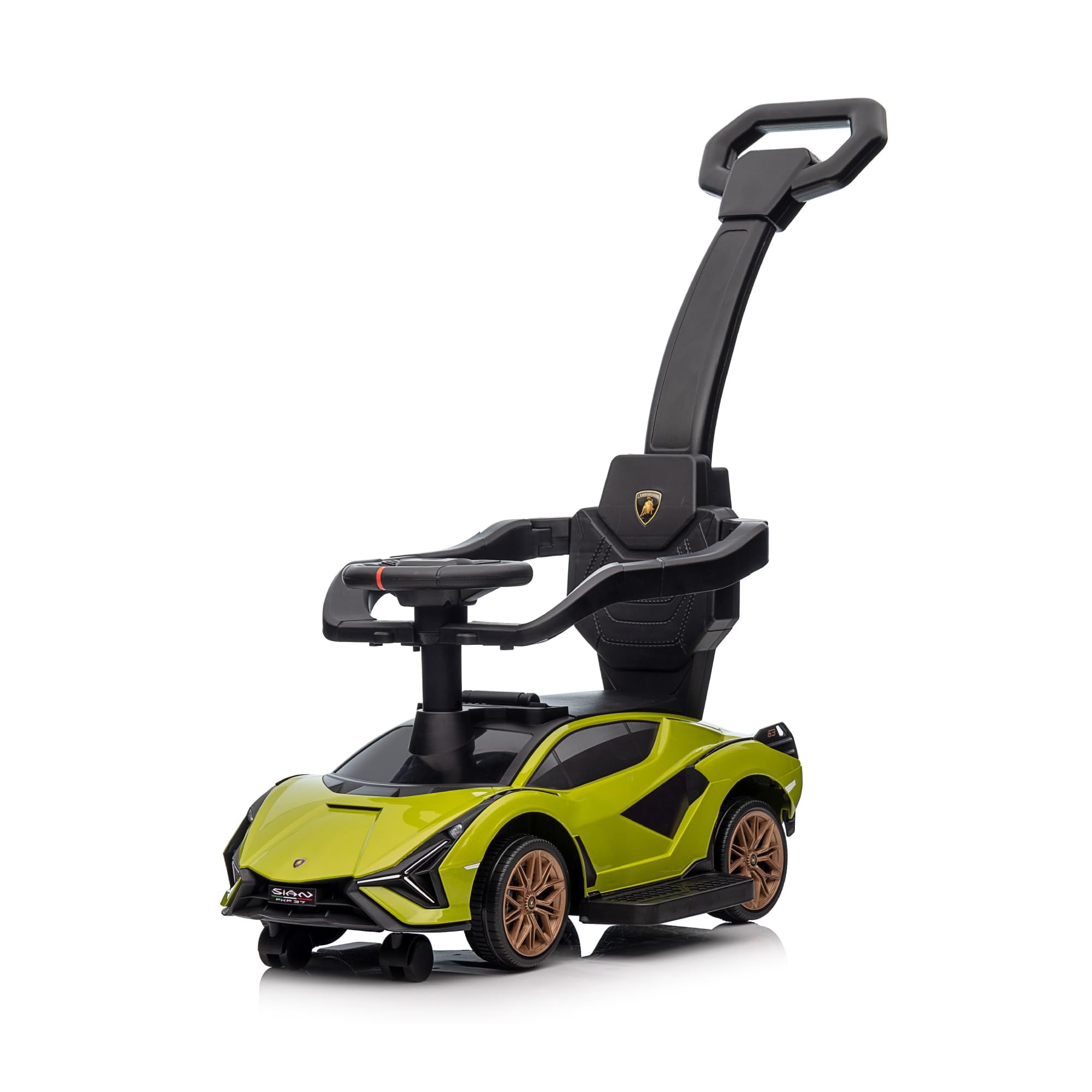 Voltz Toys Ride-on Sliding Car for Toddlers, Lamborghini SIAN, Foot-to ...