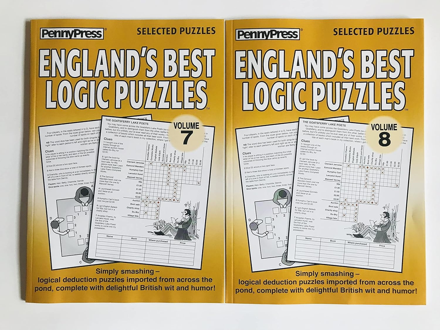 Volume 7 and 8 of the Englands Best Logic Problems Variety Puzzles from ...