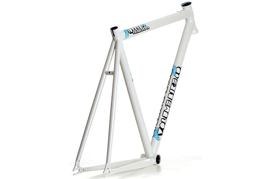 Volume Cutter V4 Track Fixed Gear Bike Frame WHITE 53cm - Walmart.com