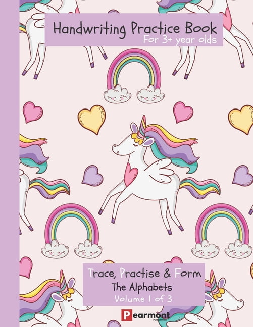 Volume: Handwriting Practice Book For 3+ year olds : Trace, Practise ...