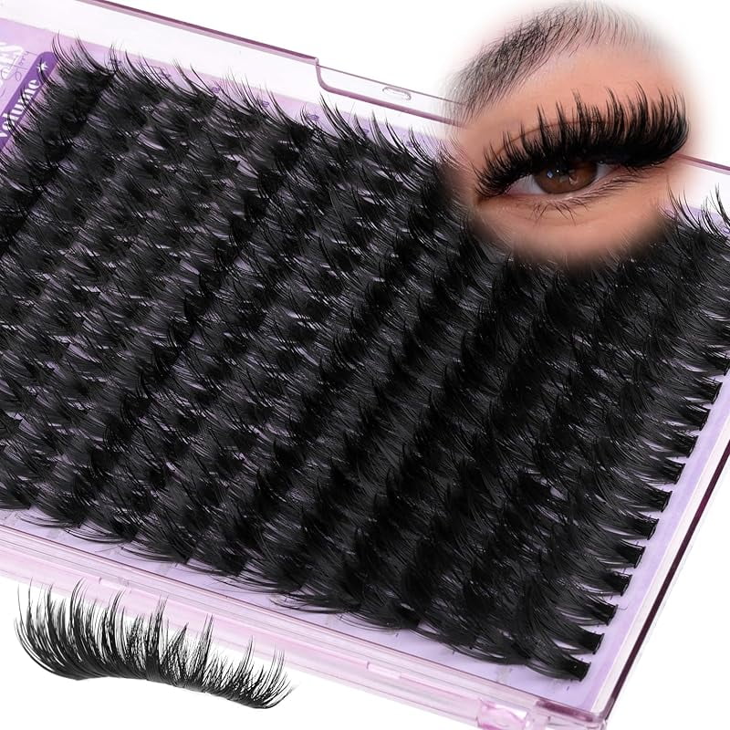 Volume Lash Clusters with Spikes 200D Eyelash Clusters Manga Lash ...
