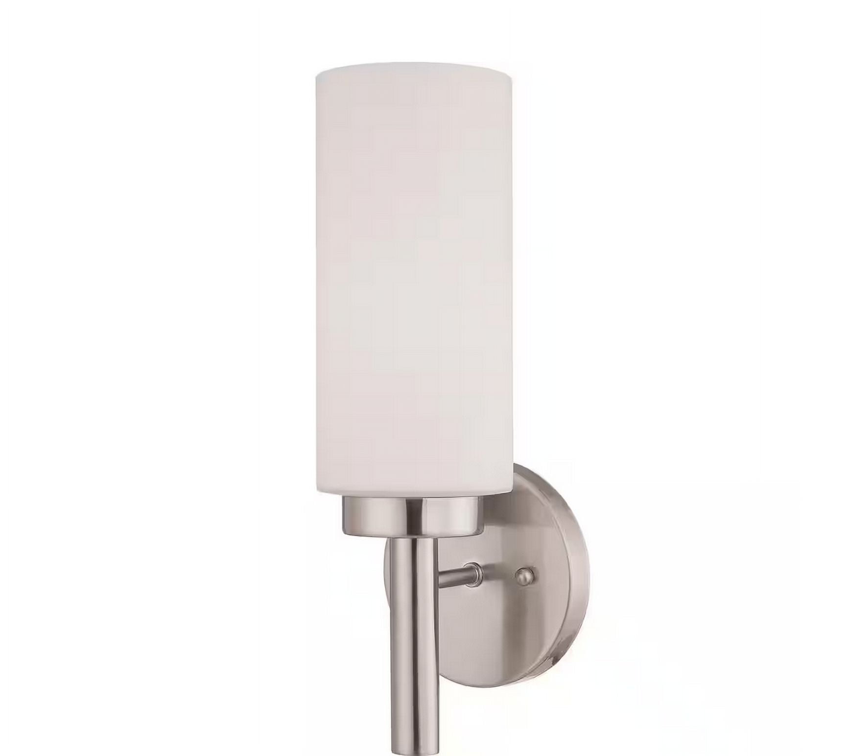 Volume Lighting 1-Light Brushed Nickel Interior Wall Sconce - Walmart.com