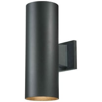 LEONLITE 2-Pack Cylinder Up Down Wall Sconce, Hardwired Wall Mount ...