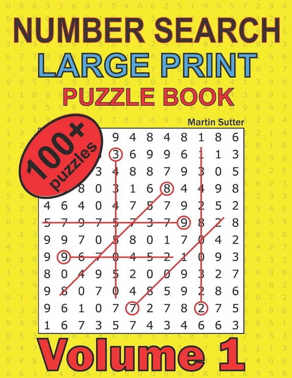 Volume Number Search - Large Print - Puzzle Book - 100 Plus Puzzles ...