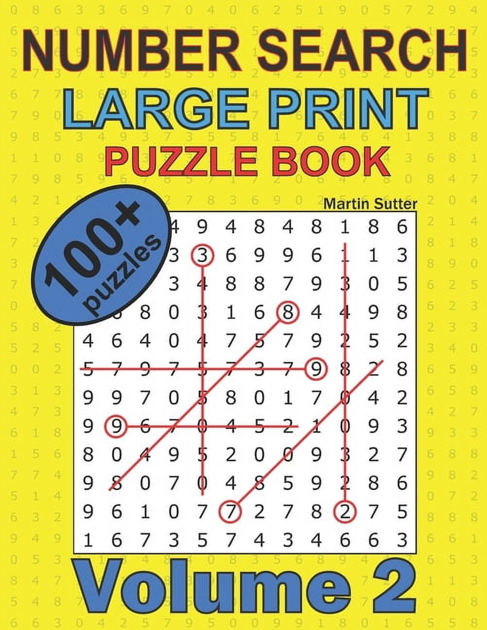 Volume Number Search - Large Print - Puzzle Book - 100 Plus Puzzles ...