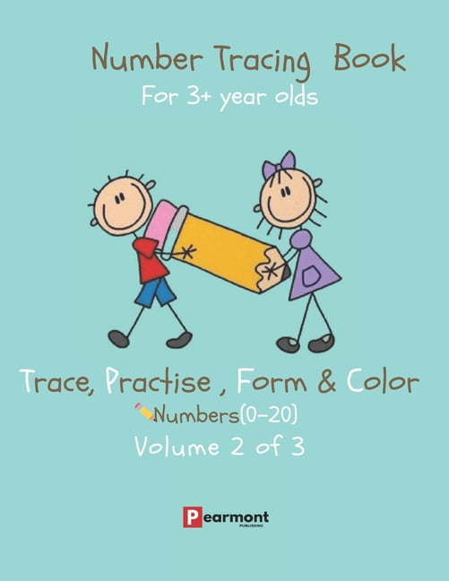 Volume: Number Tracing Book: Trace, Form, Practise and Color numbers ...