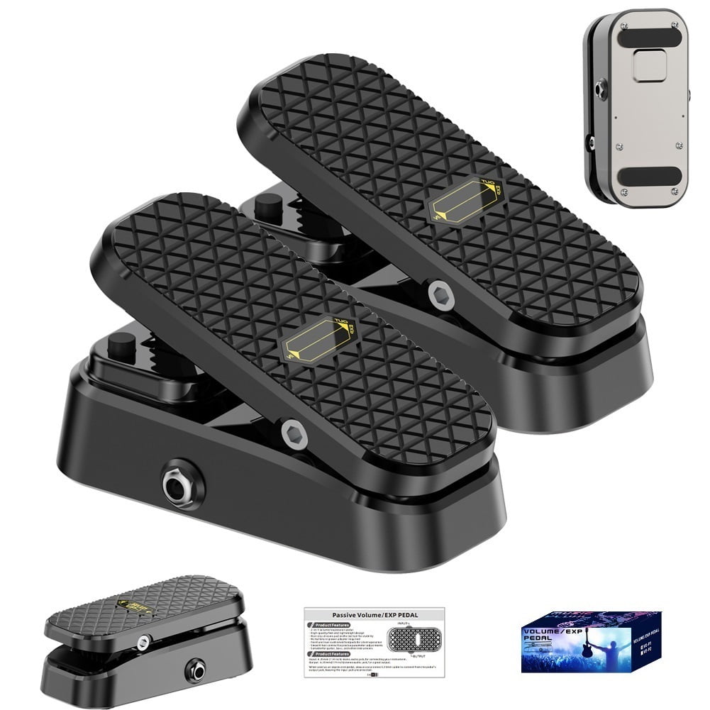 Volume Pedal, Expression Exp Pedals, 2-in-1 Dual Control Guitar Effects ...