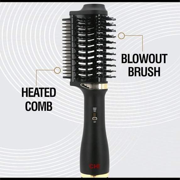 Volume Styler, Blowout Brush for Amplified Volume, Heated Comb to ...