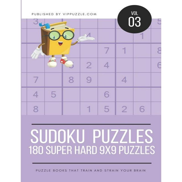 Volume: Sudoku Puzzles - 180 Super Hard 9x9 Puzzles (Paperback ...