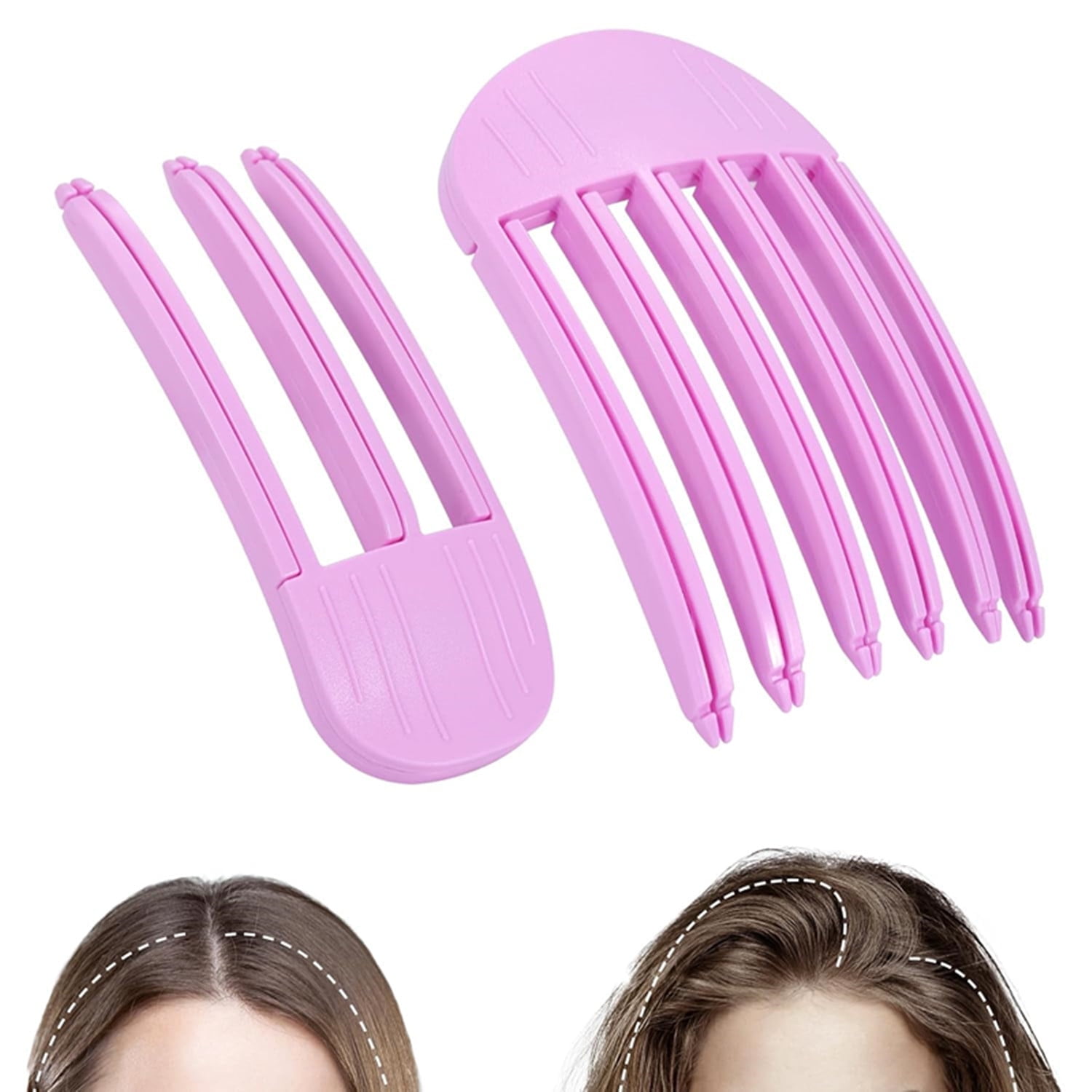 Coehaopike Volumizing Hair Clips 2Pcs | Easy High Crown & Bangs Volume ...