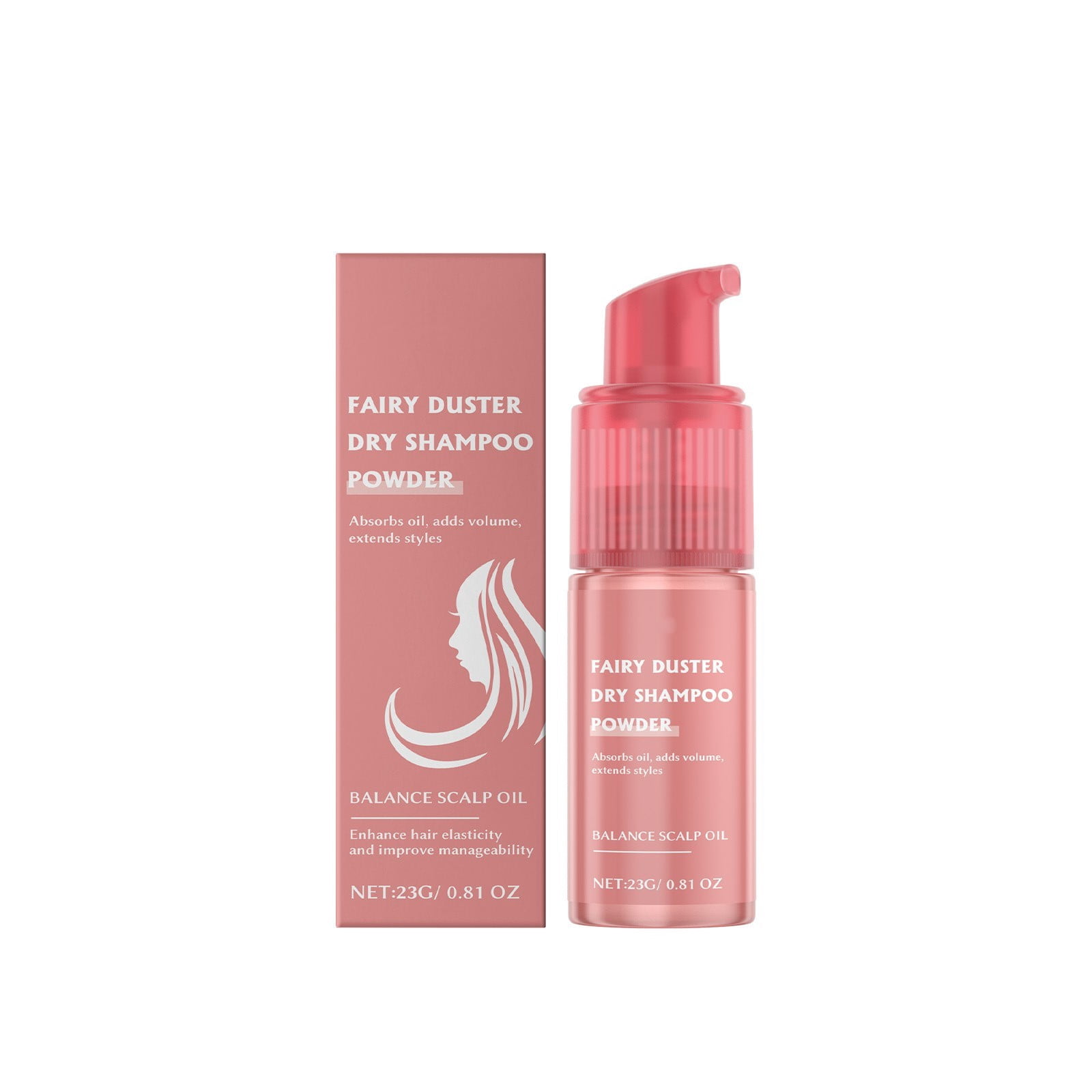 Volumizing Hair Fairy Duster Dry Shampoo Powder – Non-Aerosol, Natural ...