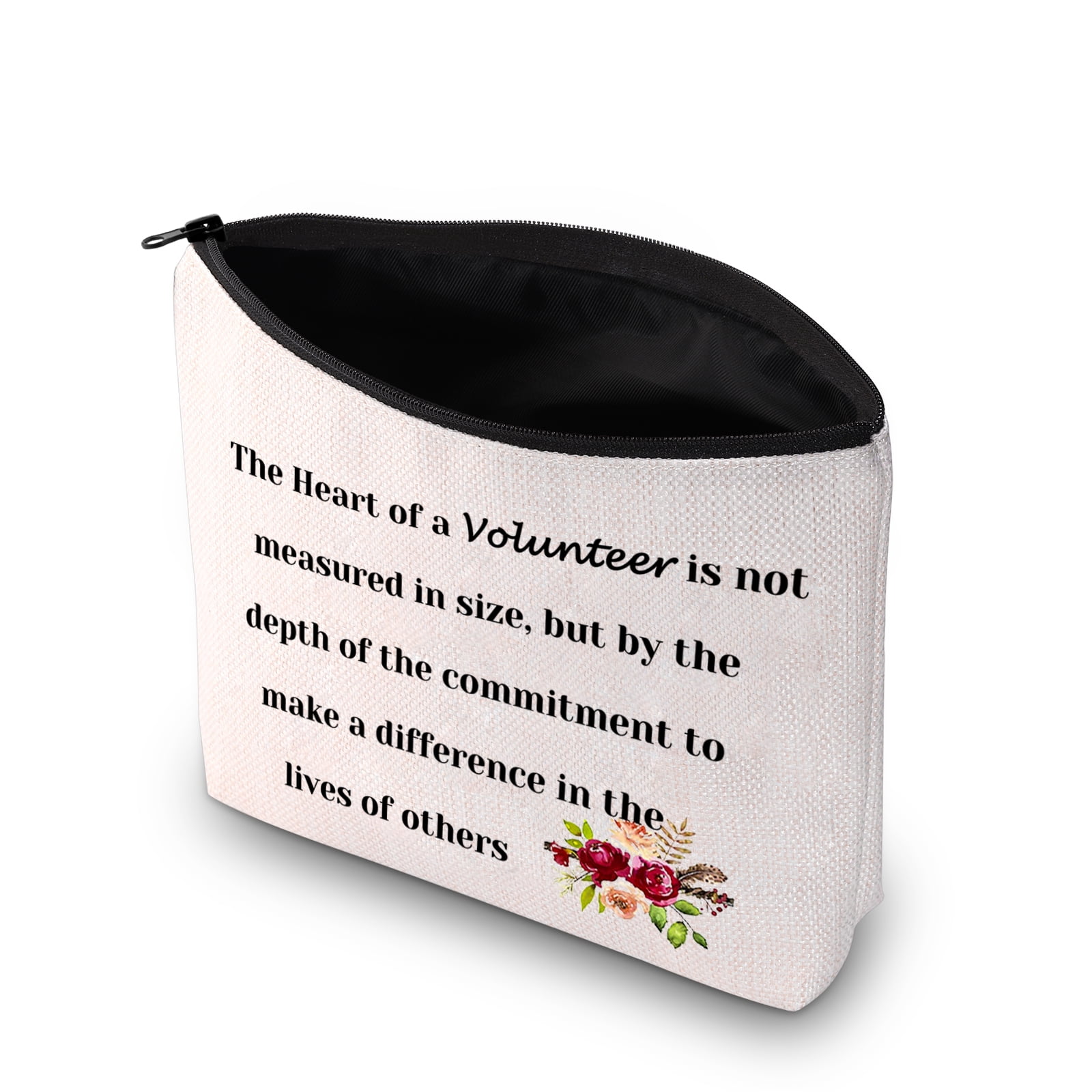 Volunteer Makeup Bag Volunteer Appreciation Gift The Heart Of a ...