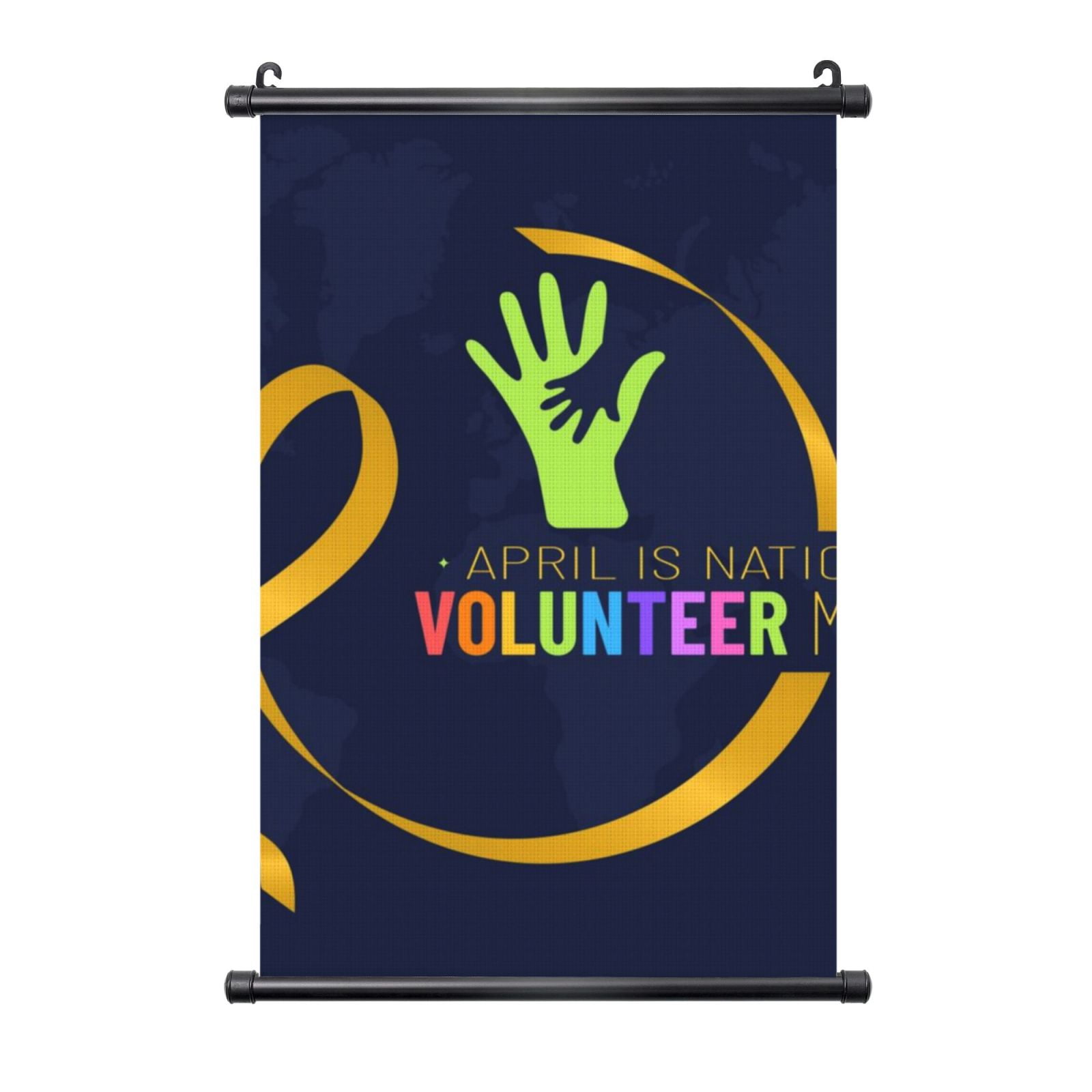 Volunteer Month Week 2025 Poster Wall Art Banner Backdrop Prints ...