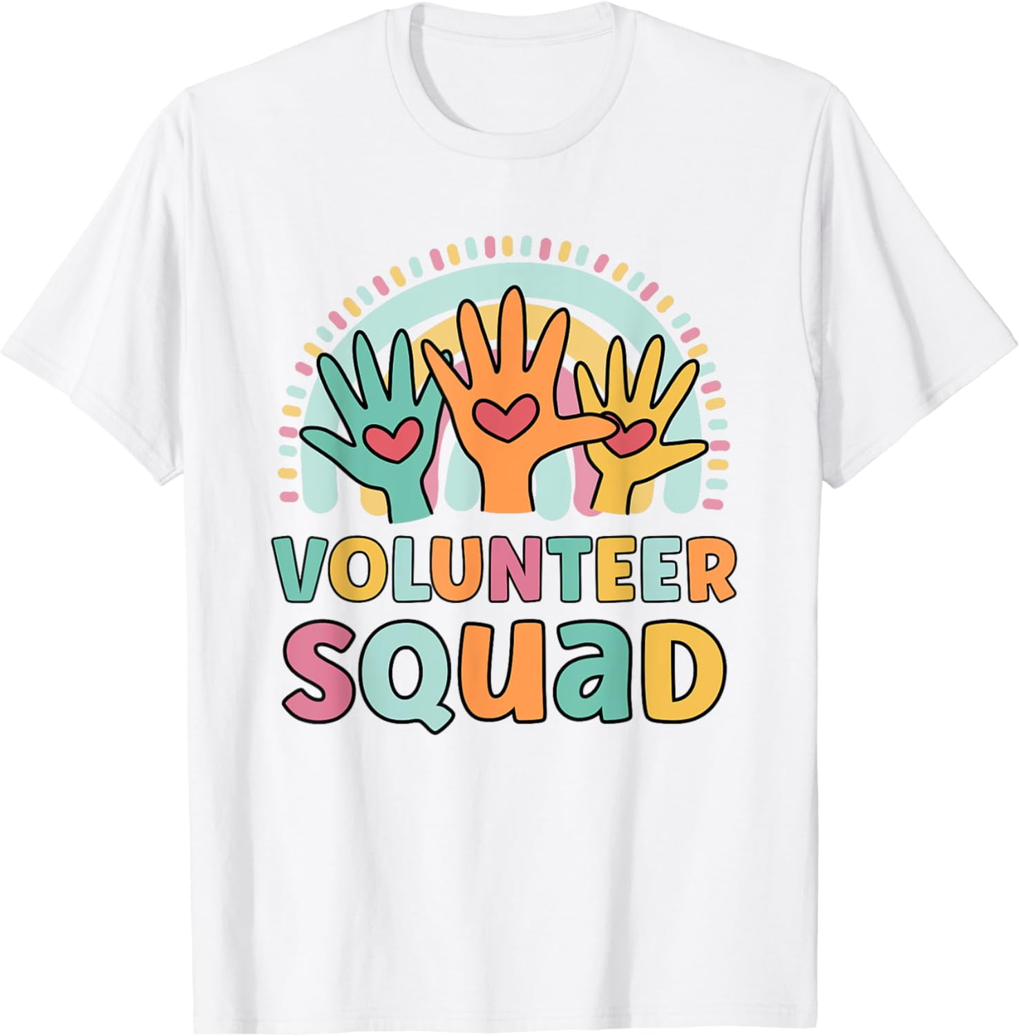 Volunteer Squad Funny Matching For Girls Volunteer T-Shirt - Walmart.com