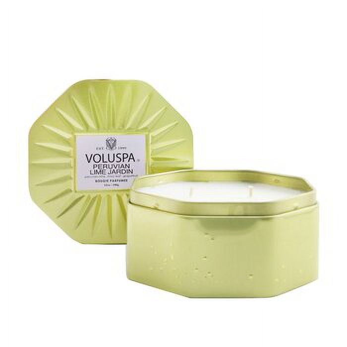 Voluspa 3 Wick Octagon Tin Candle - Peruvian Lime Jardin - Walmart.com