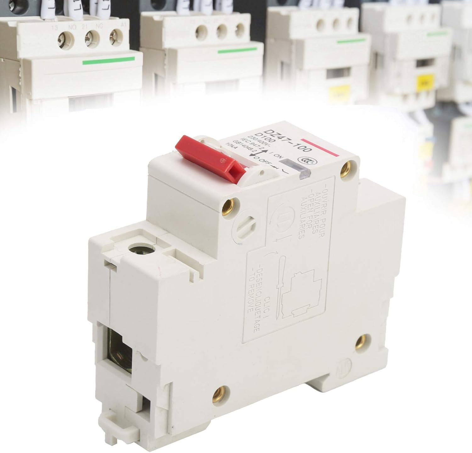 Voluxe Circuit Breaker, Plastic D Type Circuit Breaker DZ47-100 1P D80~100A for Household ...