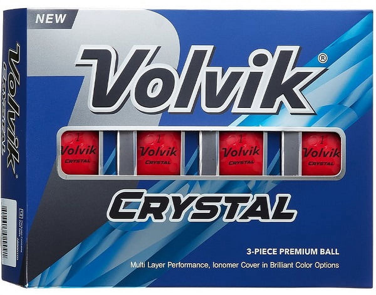 Volvik Crystal Golf Balls Ruby - Walmart.com