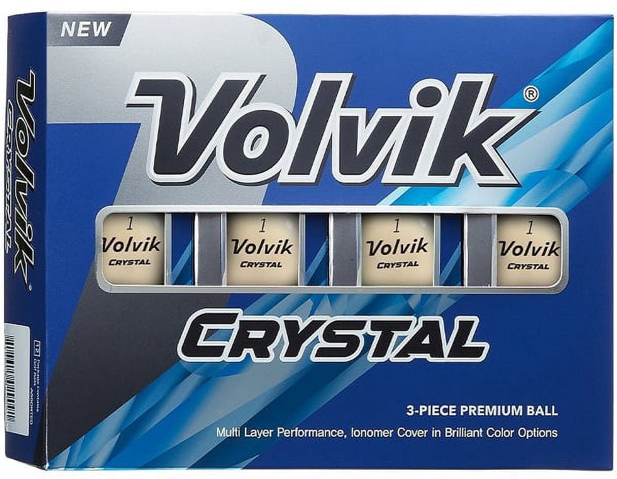 Volvik Crystal Golf Balls White - Walmart.com