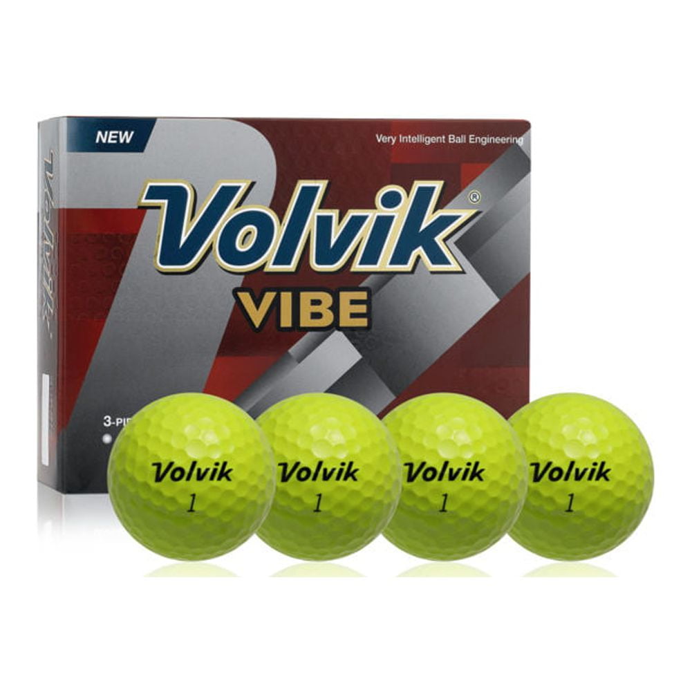 Volvik Vibe Golf Balls, Yellow, 4 Pack - Walmart.com