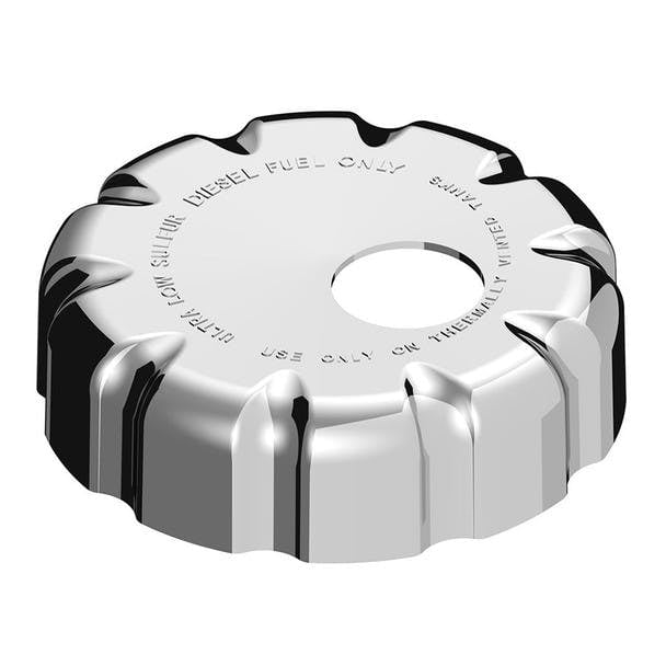 Volvo Chrome Plastic Locking Fuel Cap Cover - Walmart.com