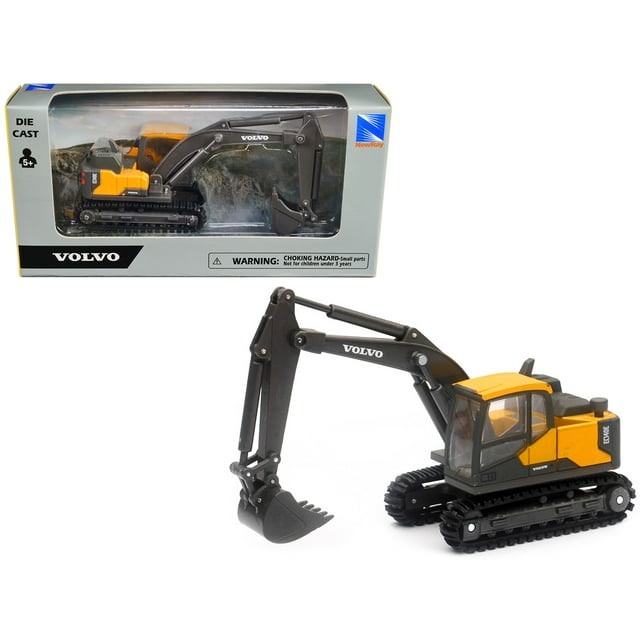 Volvo EC140E Track-Type Excavator Yellow Diecast Model by New Ray ...