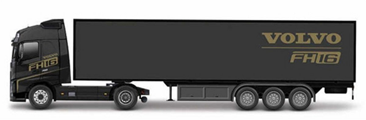 Volvo FH16 Globetrotter 750 XXL (Street Fire) [1:43 scale in Black/Gold ...