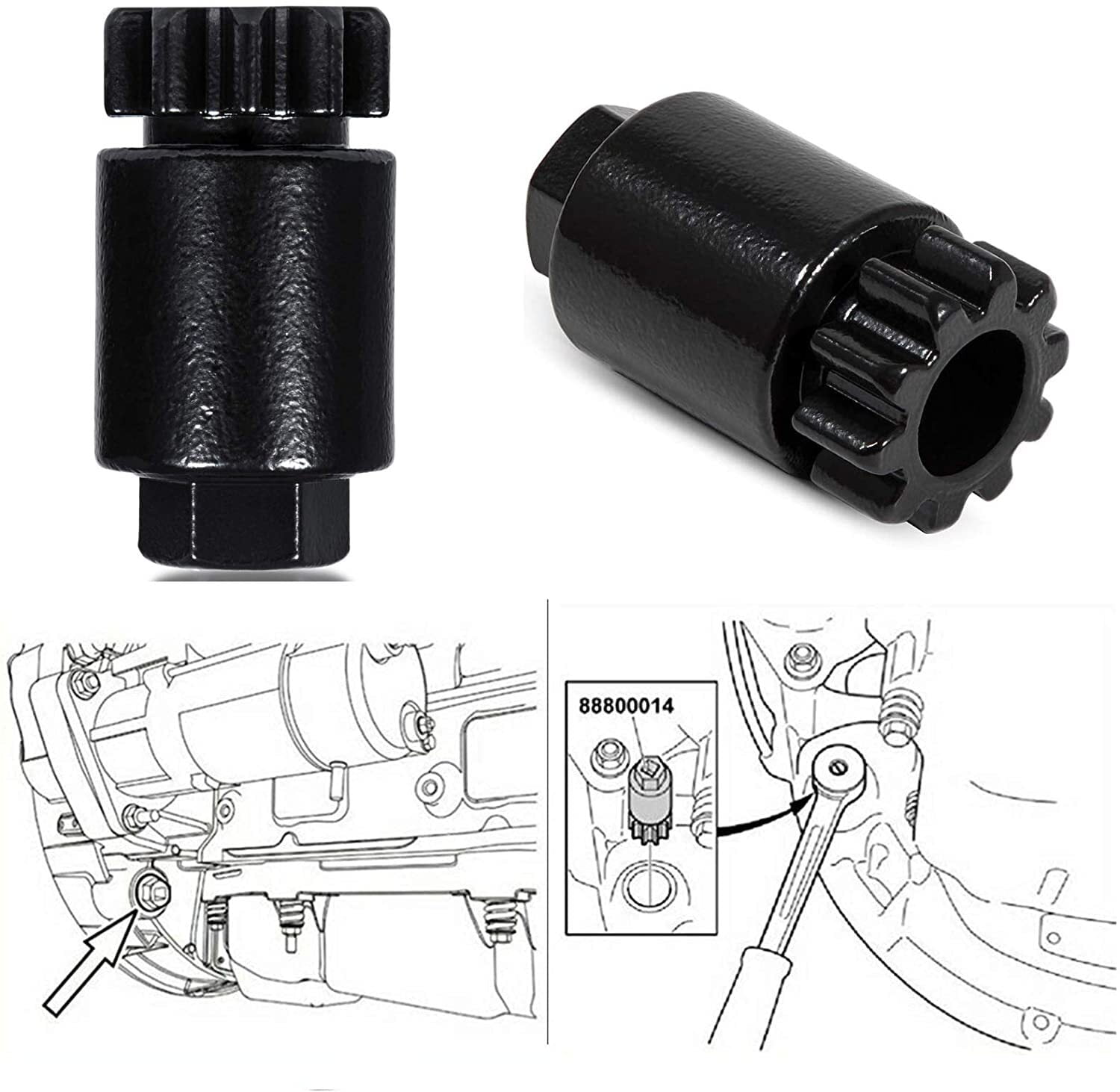 Volvo & Mack Flywheel Turning Tool 88800014 for D11 D13 D16 MP7 MP8 ...