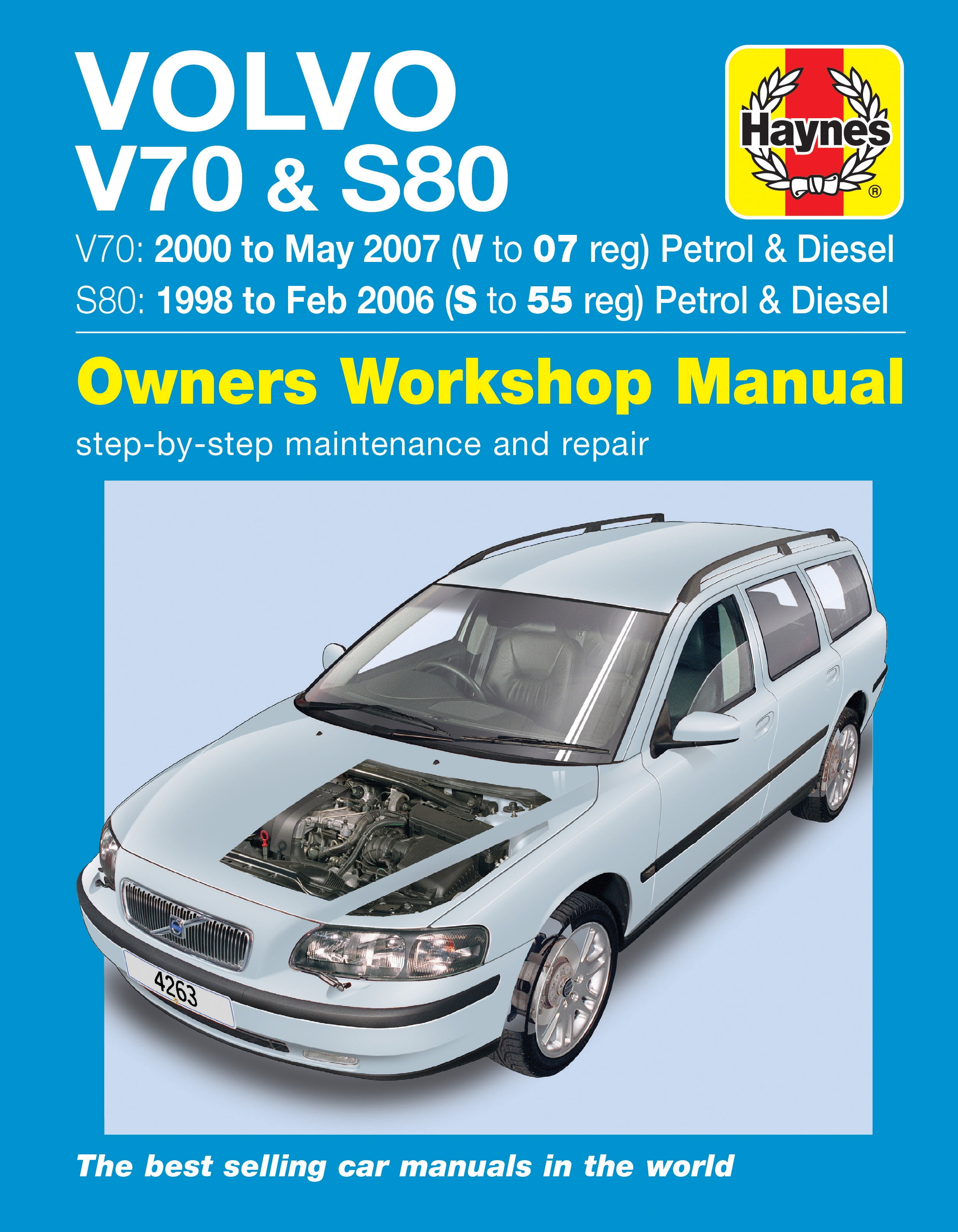 Volvo V70 / S80 Petrol & Diesel (98 - 07) Haynes Repair Manual ...
