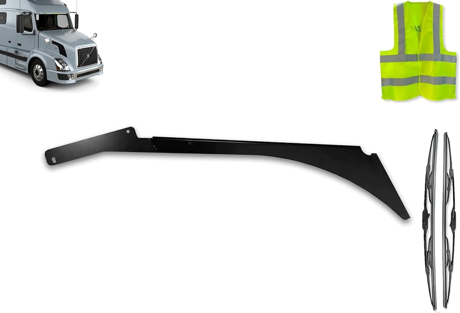 Volvo VNL 2004-2017 Top Upper Fairing Support Bracket L1, Left Driver ...